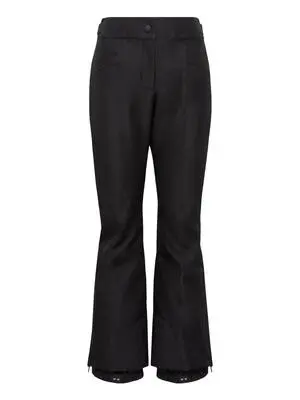 Moncler Ski Trousers With Button Detail - Black