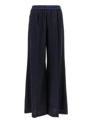 Marni Marni Logo Waist Trousers Blue