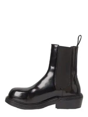 Bottega Veneta Fireman Chelsea Ankle Boots - Black