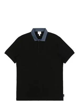 Emporio Armani Logo Polo Shirt - Black