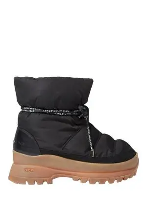 Stella McCartney Round Toe Lace-up Boots - Black