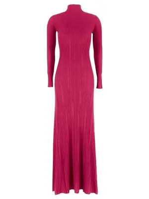 Jacquemus Logo High Neck Maxi Dress - Red