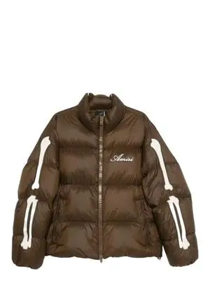 Amiri Bones Padded Down Jacket - Brown