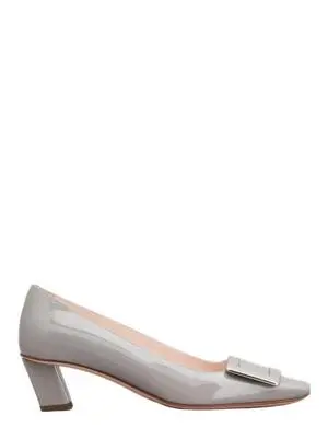 ROGER VIVIER Belle Vivier Buckle Pumps - Gray
