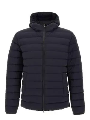 Herno Hooded Quilted Down Jacket - Black