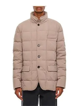 FAY Quilted Padded Coat - Nude