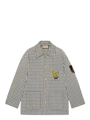 GUCCI Gucci Gingham Patch-Detail Jacket