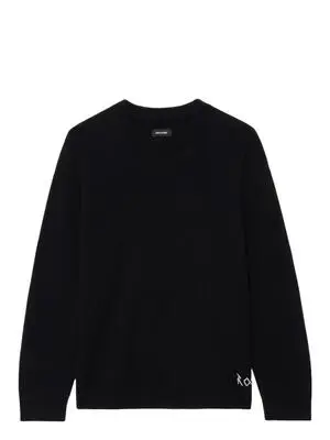 Zadig&Voltaire Oversized Embroidered Knit Jumper - Black