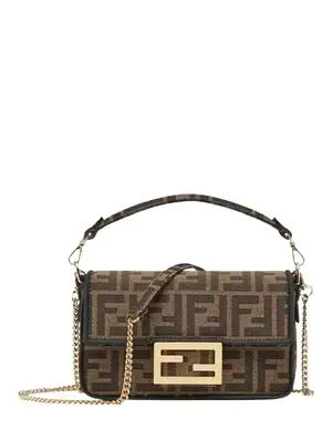 FENDI Fendi FF Jacquard Shoulder Bag
