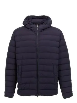 Herno Hooded Quilted Down Jacket - Black