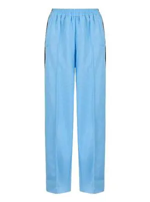 Alexander Wang Logo Stripe Track Pants - Blue