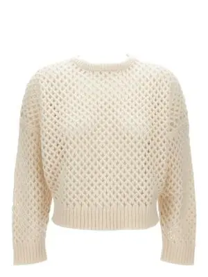 MAX MARA Max Mara Open-Knit Long-Sleeve Sweater