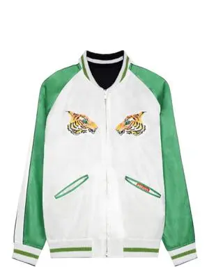 Kenzo Reversible Bomber Jacket - White