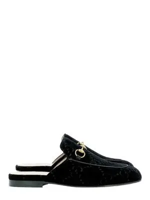 Gucci Princetown Muller Mules - Black