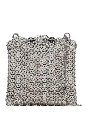Rabanne 1969 Iconic Disc Shoulder Bag - Gray