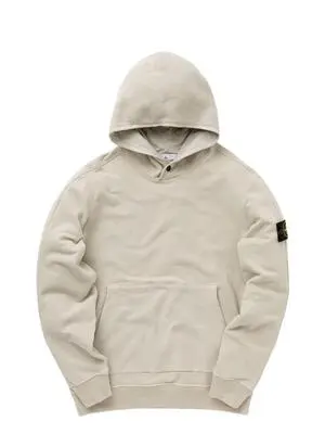 Stone Island Compass Patch Long Sleeve Hoodie - Gypsum Color
