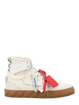 Off-White Floating Arrow High Top Sneakers - White