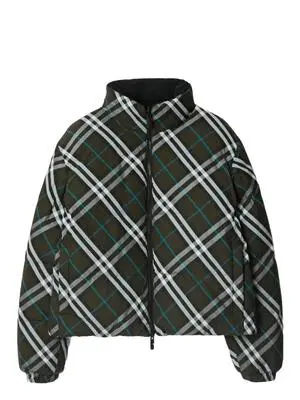 Burberry Burberry Reversible Checked Puffer Jacket Comfortable Brown