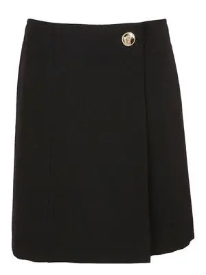 Givenchy Mini Wrap Skirt - Black