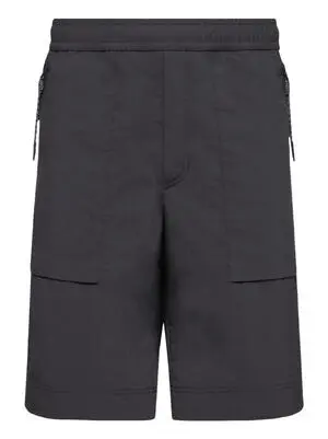 MONCLER Moncler Grenoble Logo Patch Drawstring Shorts