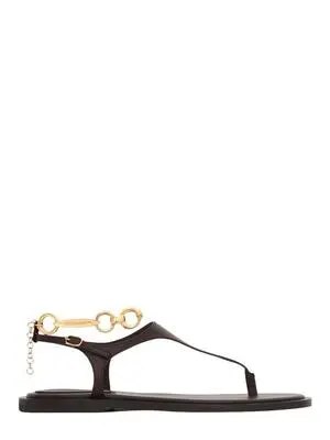 Zimmermann Zimmermann Illumination Chain Detail Sandals Black
