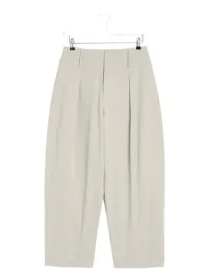 LEMAIRE Pleated Wide Leg Chinos - Light Colored Sage
