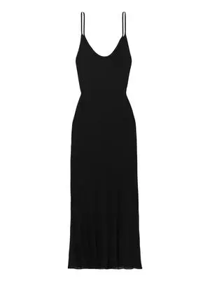 Khaite Round-neck Jersey Dress - Black