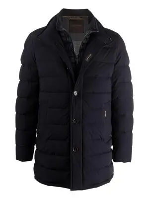 MOORER Calegari Quilted Coat - Black