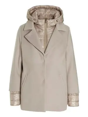 HERNO Herno Long-Sleeved Coat With Hooded Detail