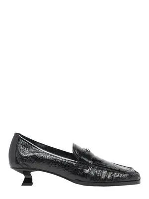 DIESEL® D Amber Moc 30 Heeled Loafers - Black