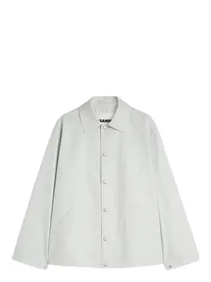 JIL SANDER Jil Sander Logo Emblem Jacket Grey