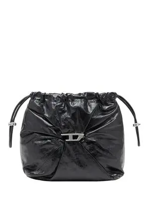 DIESEL® Diesel Scrunch-D Drawstring Bucket Bag Black