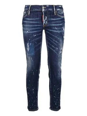 Dsquared2 Slim Distressed Jeans - Blue