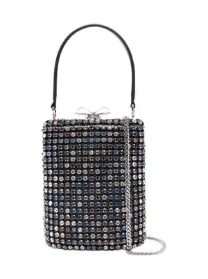 SELF-PORTRAIT Crystal-embellished Mini Tote Bag - Multicoloured