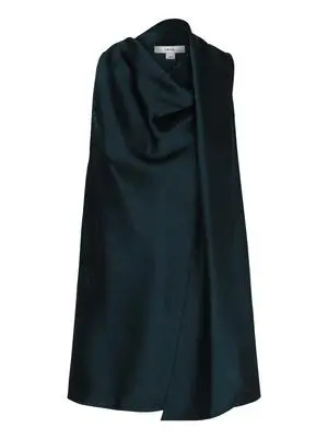 Vince Fluid Scarf Top - Black