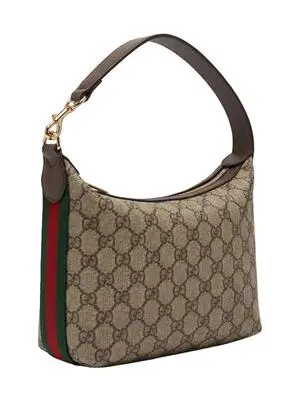 Gucci Ophidia Small Shoulder Bag - Beige/ebony