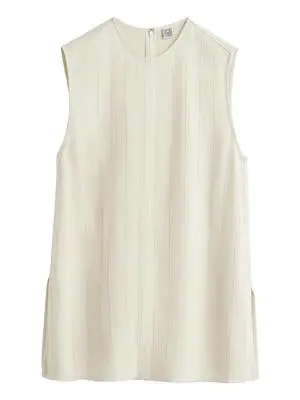 TOTEME Sleeveless Vest - White