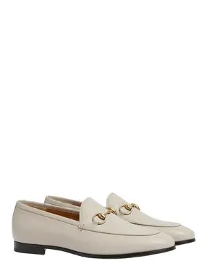 Gucci Gucci Jordaan Loafers Light Gray