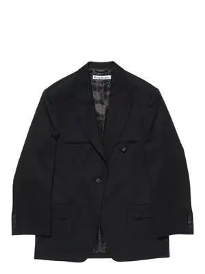 Acne Studios Single-breasted Tailored Blazer - Black