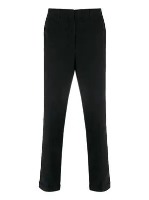 Zegna Belt-loop Casual Pants - Black