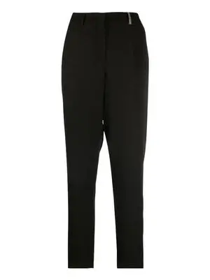 Fabiana Filippi High-waisted Cropped Tailored Trousers - Black