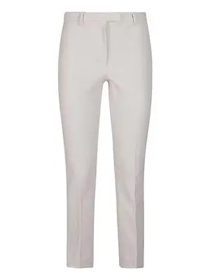 Max Mara Tapered Casual Pants - White