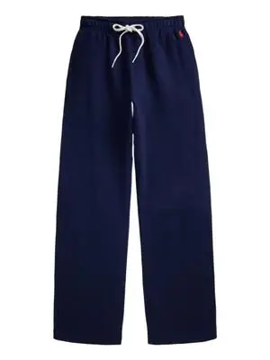 Polo Ralph Lauren Polo Ralph Lauren Wide Leg Logo Embroidered Drawstring Pants Black