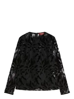 Max Mara Long-sleeved Top - Black