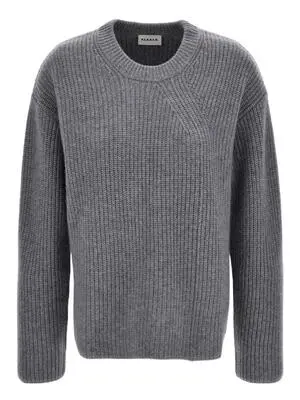 P.a.r.o.s.h Ribbed-knit Cashmere Jumper - Gray