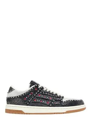 Amiri Studded Low Top Sneakers - Black