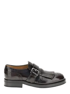 Church's Tassel-embellished Brogue With Buckle Strap - Black