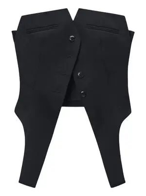 Alexander Wang Button-up Vest - Black