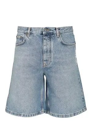 Off-White Off-White Half Arrow Denim Shorts Gray