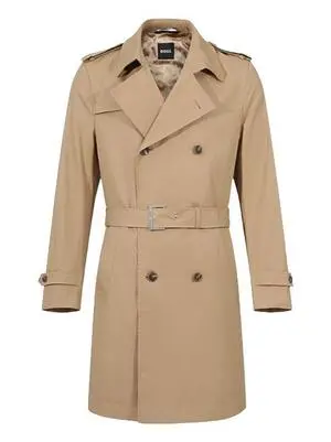 Hugo Boss Double-breasted Trench Coat - Brown